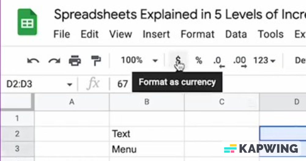 Spreadsheets Explained! 5 Levels of Difficulty: From Basic Text Input to Google Apps Script