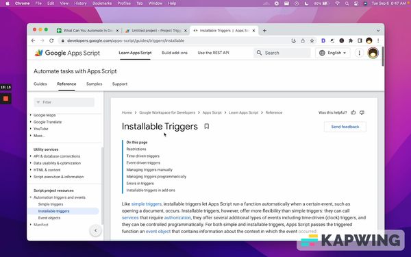 What Can You Automate in Google Sheets? Every single trigger available to Google Sheet users